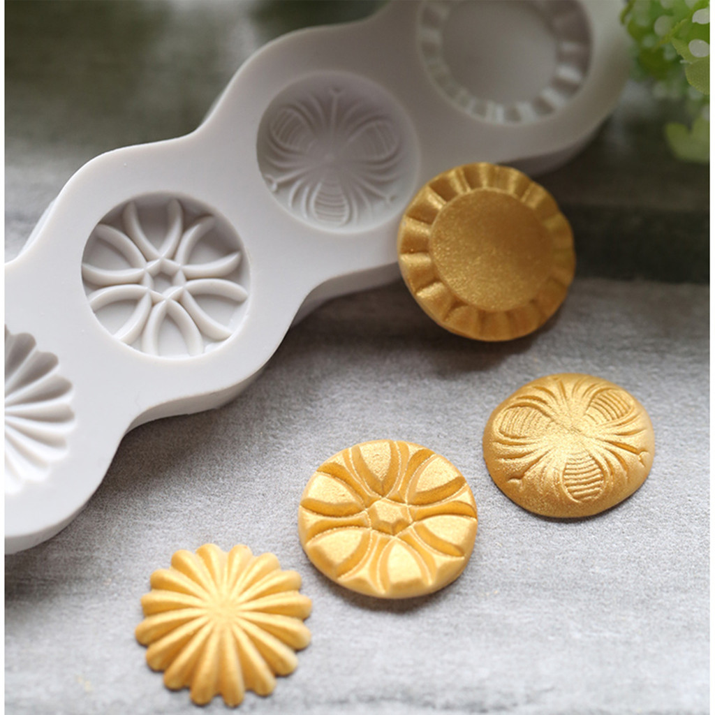 Jual 3D Buttons Jewelry Silicone Molds Diamonds Gem DIY Wedding Cupcake ...