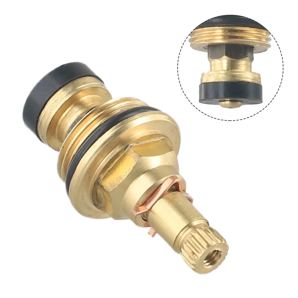 Jual Brass Faucet Tap Valve Spool Faucet Cartridge Hot And Cold Water ...