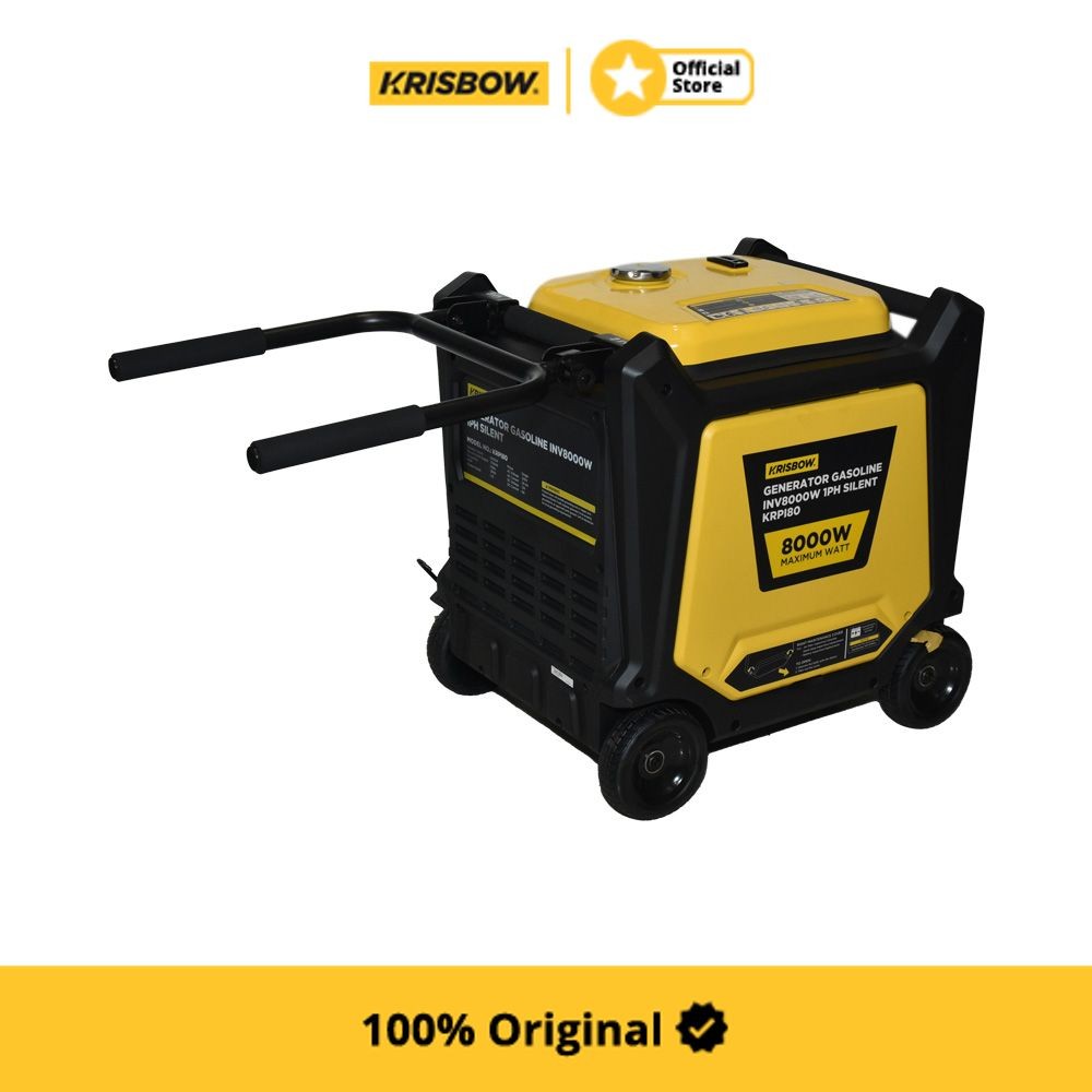 Jual KRISBOW GENSET BENSIN 8000W 1 PH SILENT KRPI80 | Shopee Indonesia