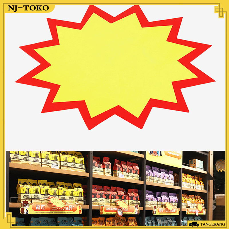 Jual 100PCS Pop Card 13x17cm Label Harga Pop Card Label Harga Pop Bahan ...