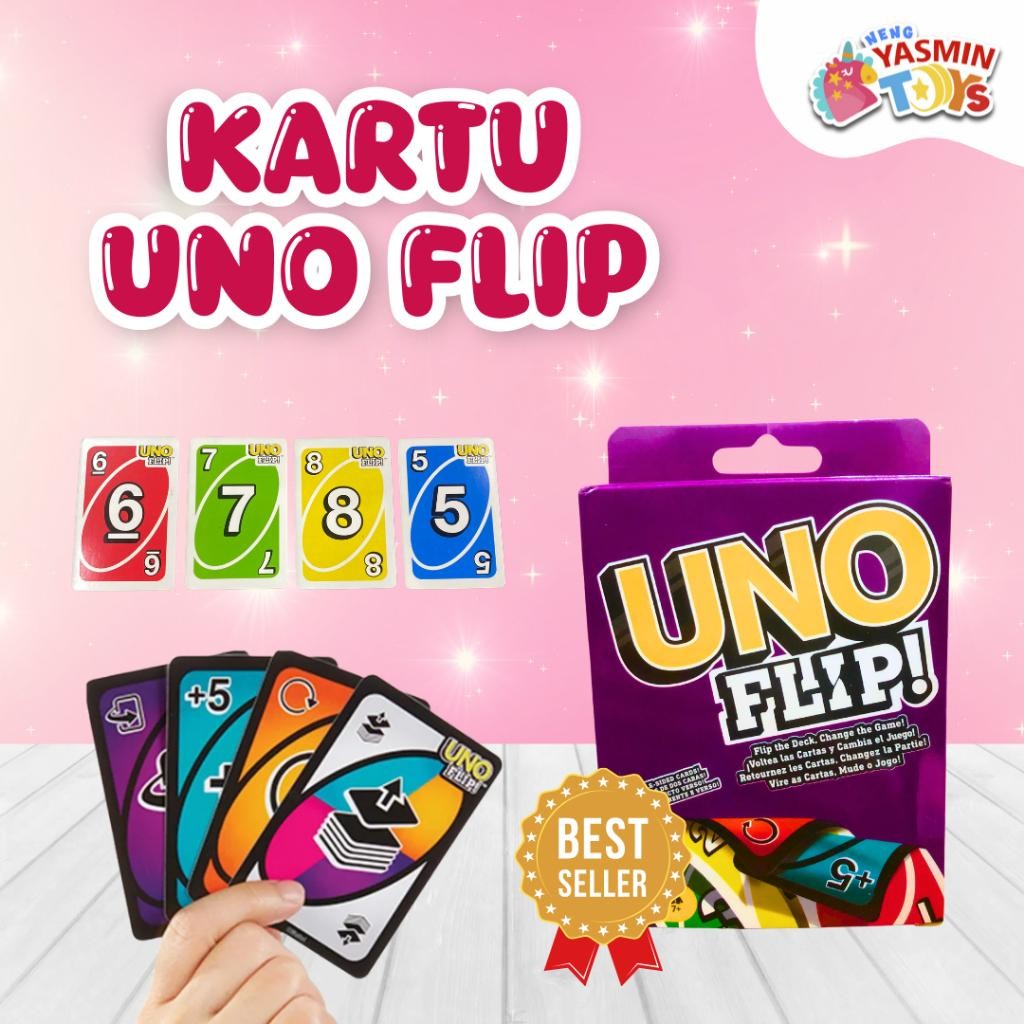 Jual Kartu UNO Flip Game Card - Kartu Main Keluarga Untuk Semua Usia ...