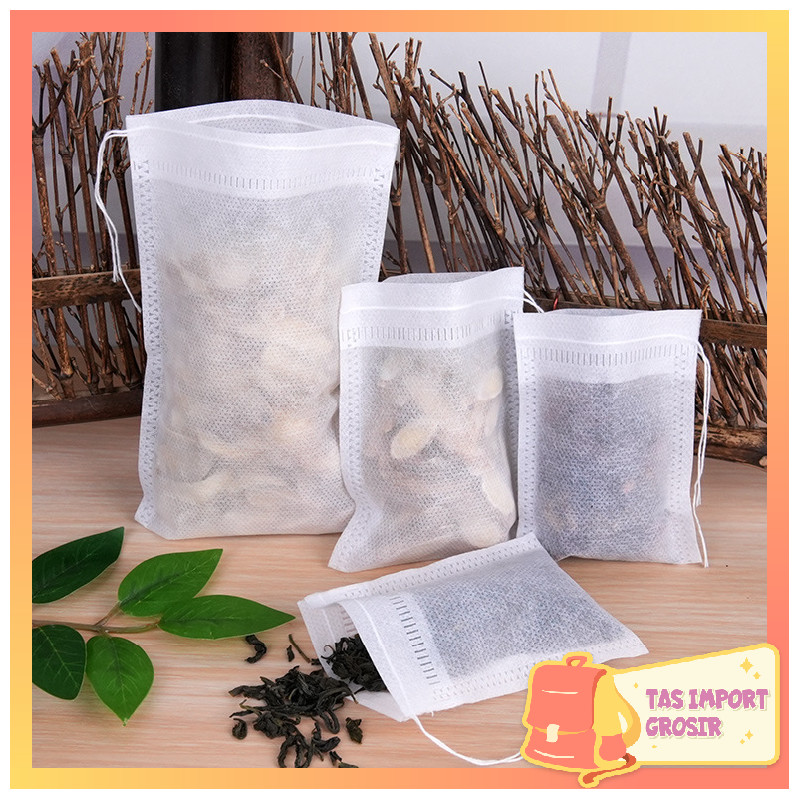 Jual Tas Import - 6445 Disposable Tea Bag White / Kantong Filter Teh ...