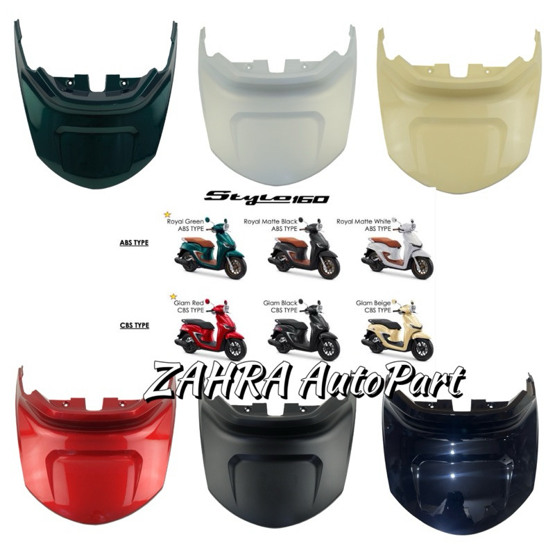 Jual Cover RR Center Sambungan Body Belakang Bawah Behel Honda Stylo ...