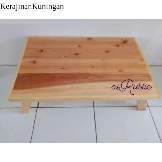 Jual Meja lipat lesehan ukuran besar jati belanda Ls10 | Shopee Indonesia