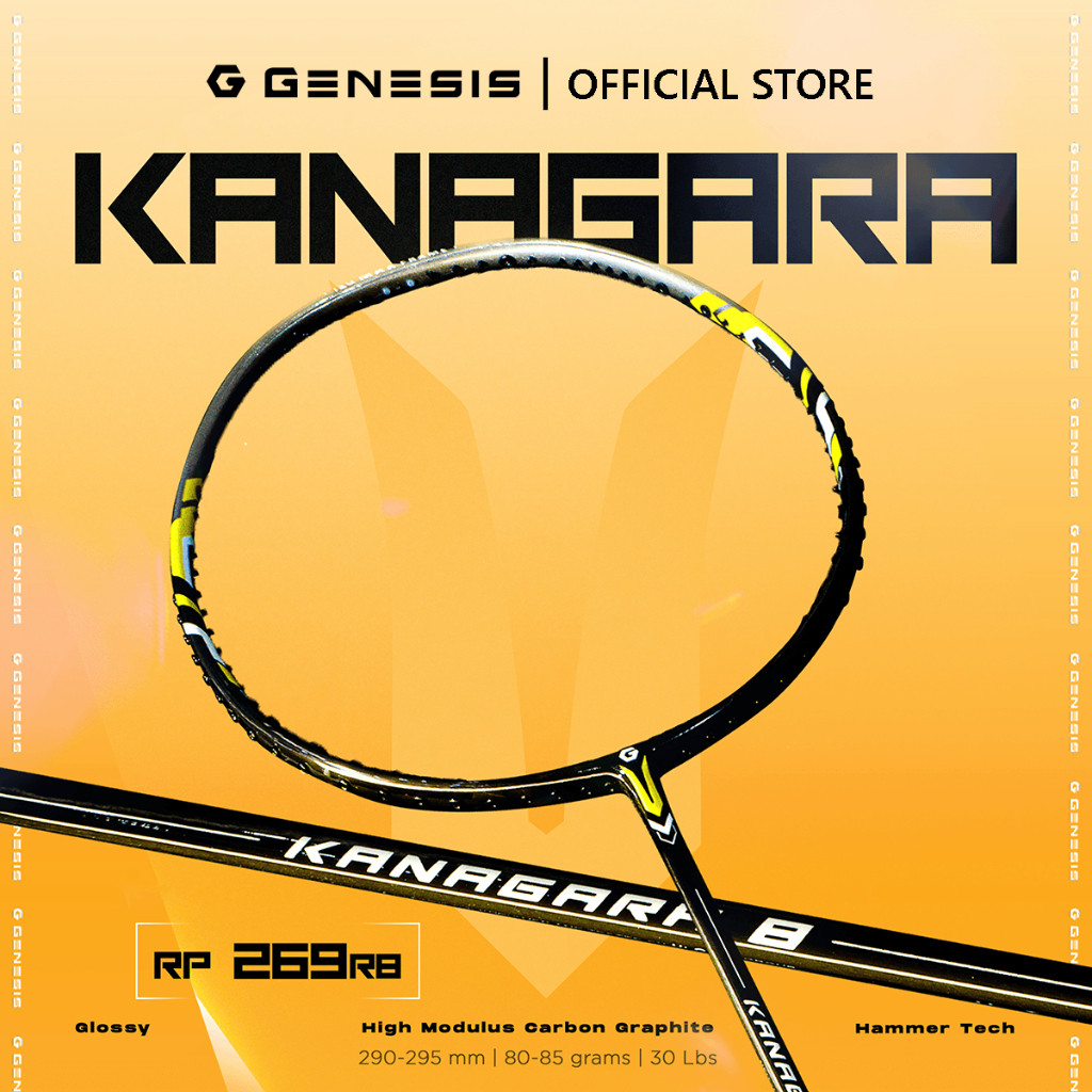 Jual GENESIS Raket Badminton Bulutangkis Kanagara Carbon Graphite All ...