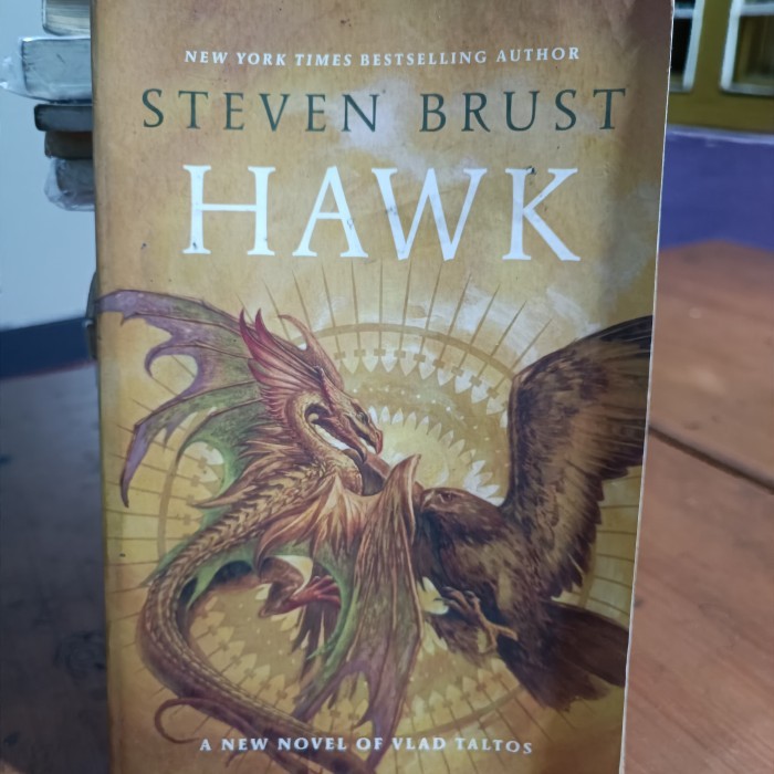 Jual STEVEN BRUST HAWK A NEW NOVEL OF VLAD TALTOS, NEW YORK TIMES ...