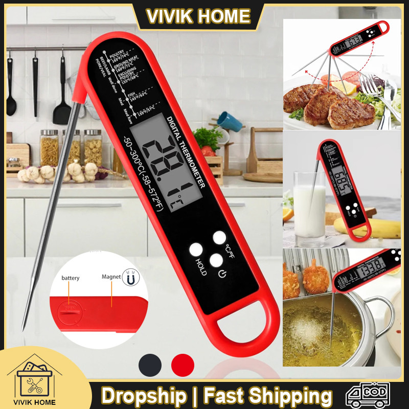 Jual Thermometer Makanan Digital Food Termometer Dapur Suhu Ruangan ...