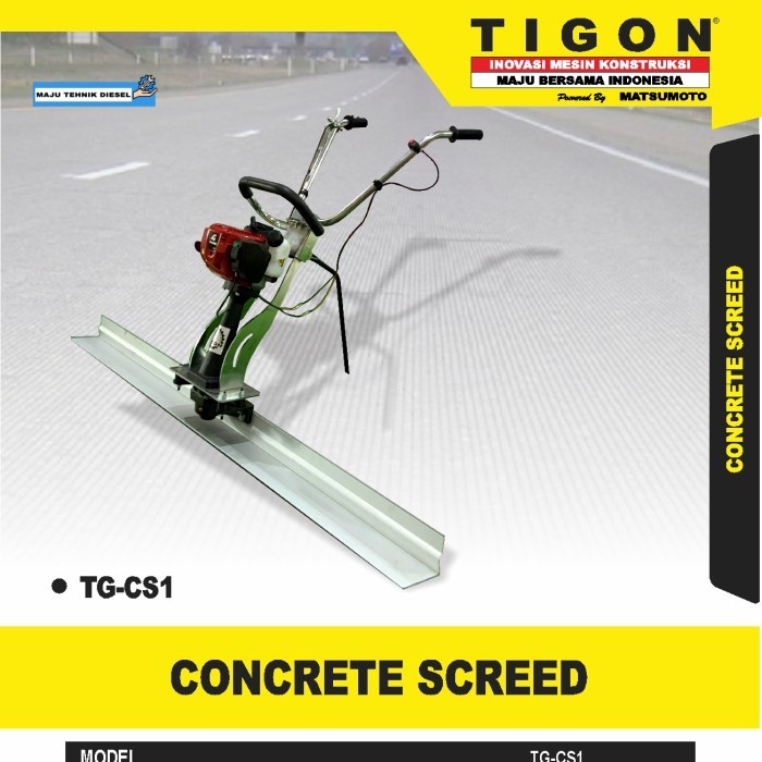 Jual Mesin perata Semen Concret Screed TIGON TG-CS 1 + Pisau 3meter ...
