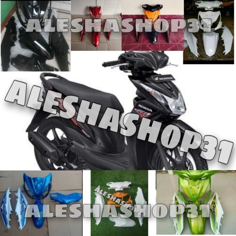 Jual Full Body Bodi Halus Honda Beat FI 2013 2014 2015 Full Set merah ...