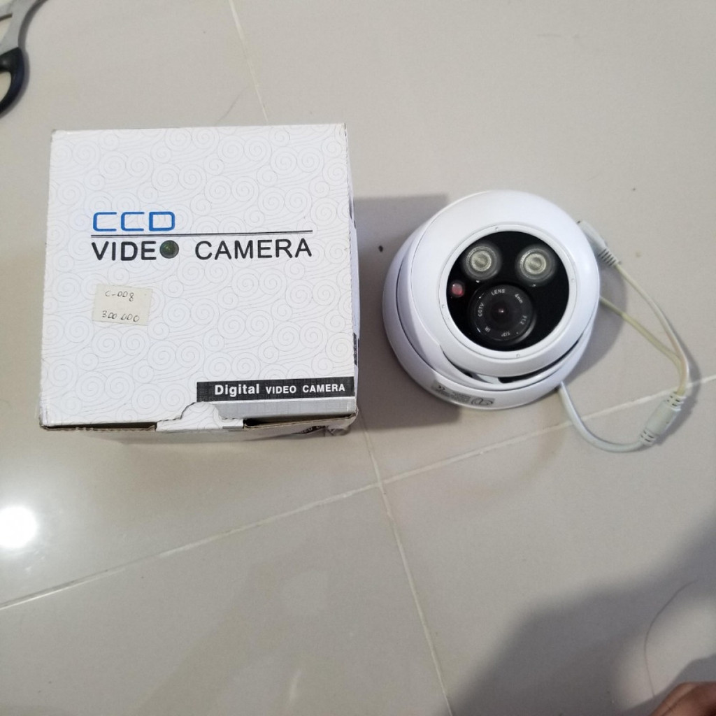 Jual CCD Video Camera Analog Dome TVL CVBS Bodi Besi Kokoh | Shopee ...