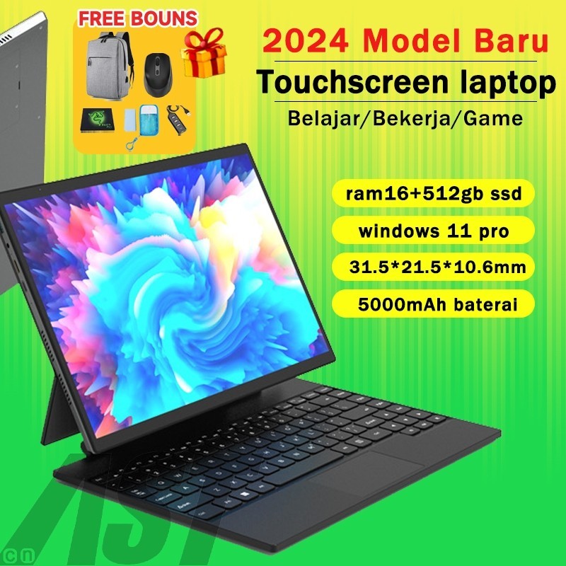 Jual AST laptop touchscreen 2in1 14 inci Intel N95 ram16+512gb ssd ...