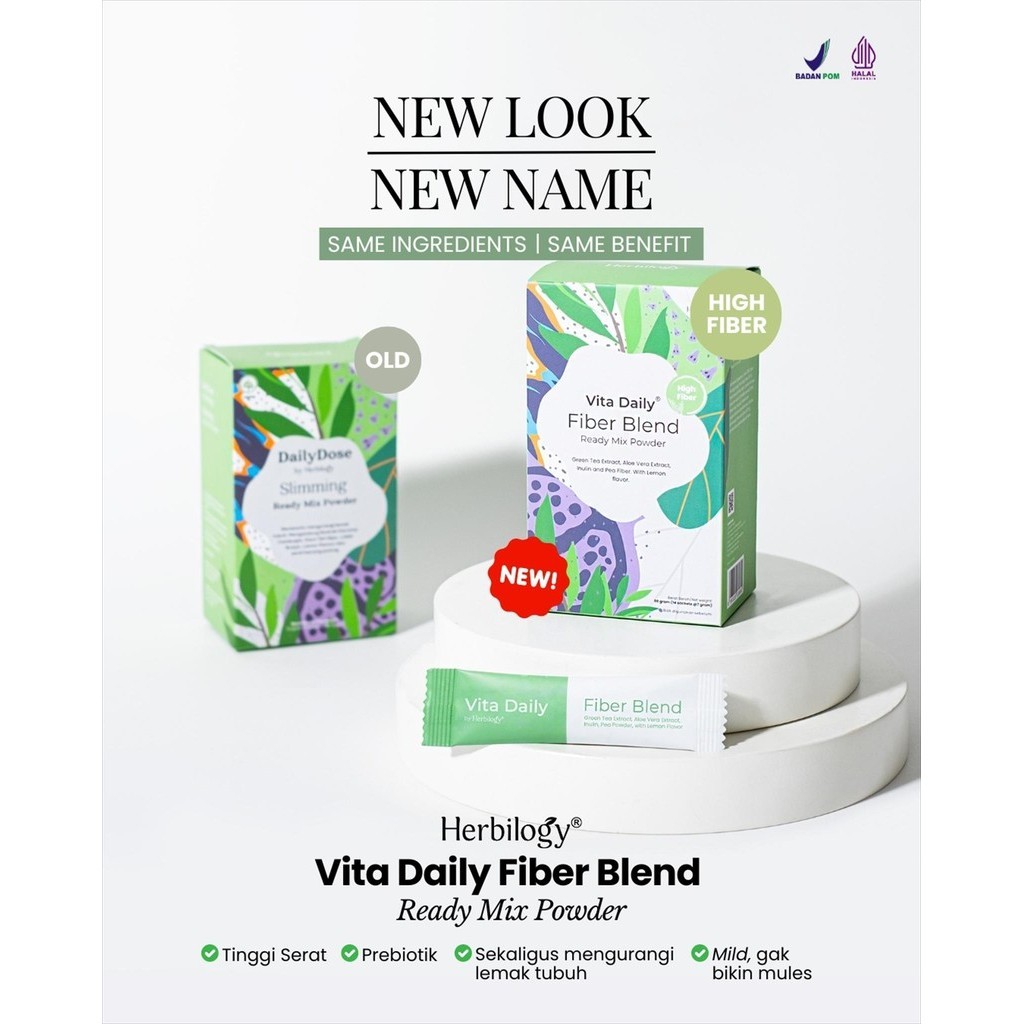 Jual Herbilogy Vita Daily Fiber Blend Powder ( Suplemen Serat ...