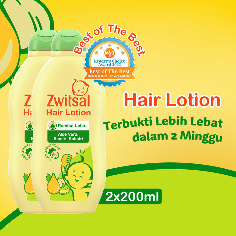 Jual Zwitsal PERAWATAN RAMBUT BAYI HAIR LOTION KEMIRI ALOE VERA SELEDRI ...
