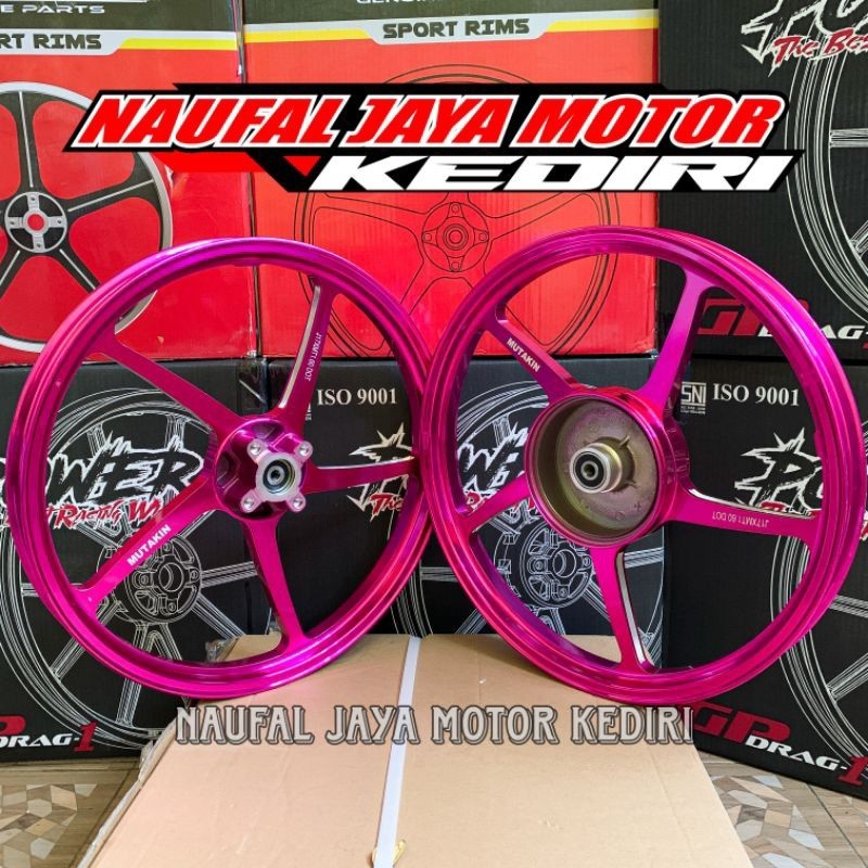Jual MUTAKIN racing pelek CNC VELG 525 PNP F1ZR fizr jupiter mx OLD ...