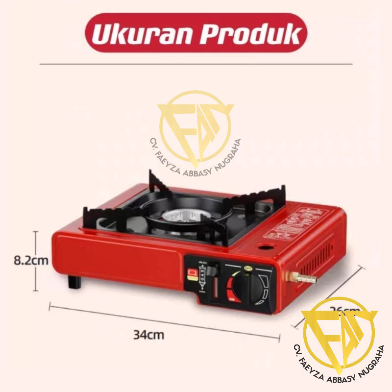 Jual Kompor Gas Portable 2 In 1/ Kompor Portable / Tungku Gas / Merk ...