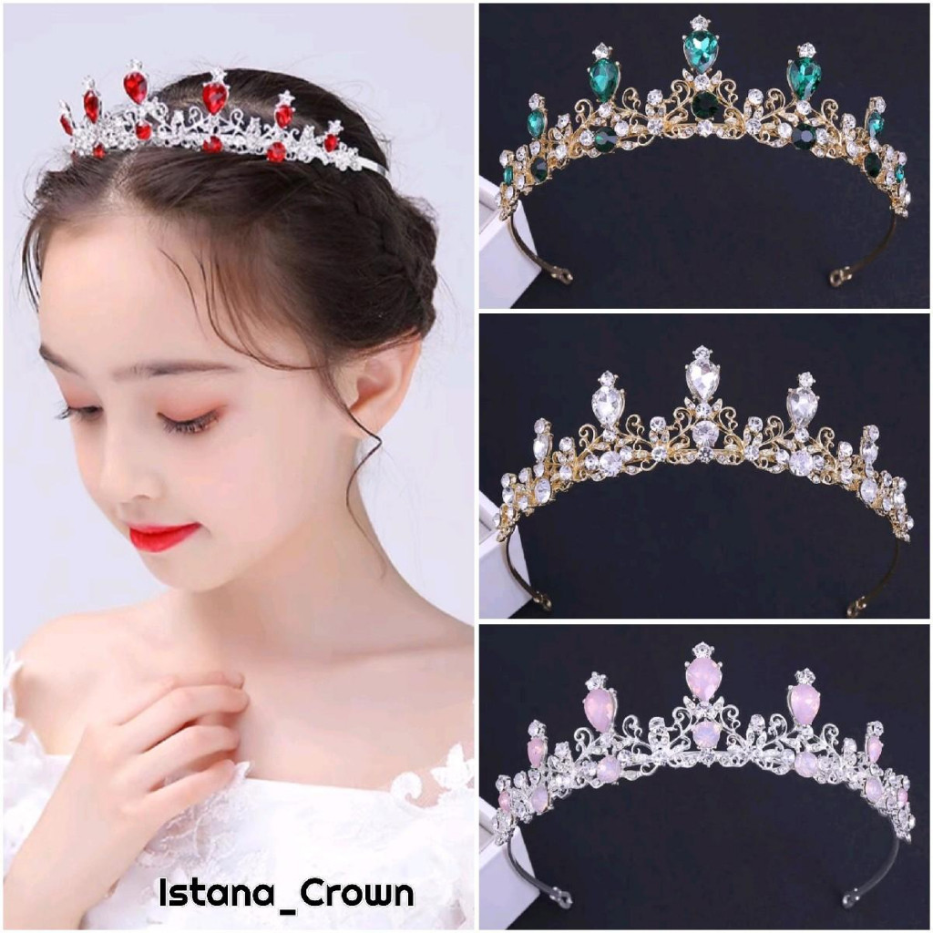 Jual Inara Crown - Mahkota Simple Silver - Mahkota Pengantin Wisuda ...