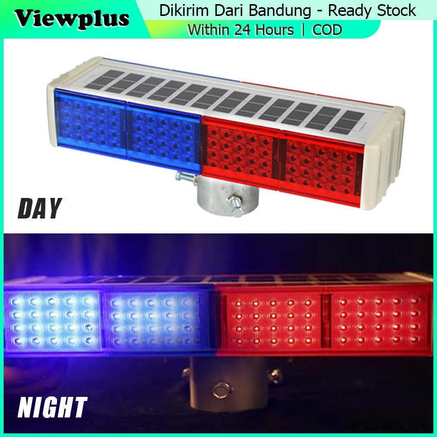 Jual Lampu Warning Light Solar Traffic Lampu LED Solar Emergency ...