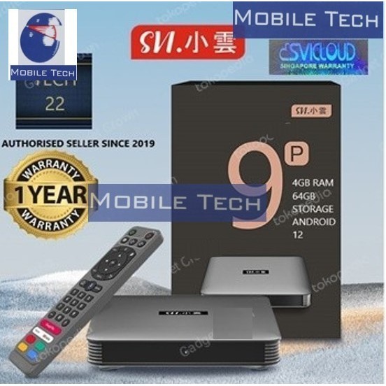Jual Android TV Box SVICLOUD 9P RAM 4GB/64GB 9S RAM 2GB/32GB GARANSI ...