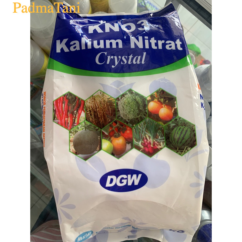 Jual Pupuk KNO3 Kalium Nitrat Crystal DGW - 2 KG (Kristal) | Shopee ...
