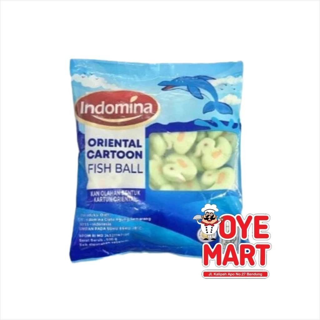 Jual INDOMINA ORIENTAL CARTOON FISH BALL (DUCK) 500GR / IKAN OLAHAN ...
