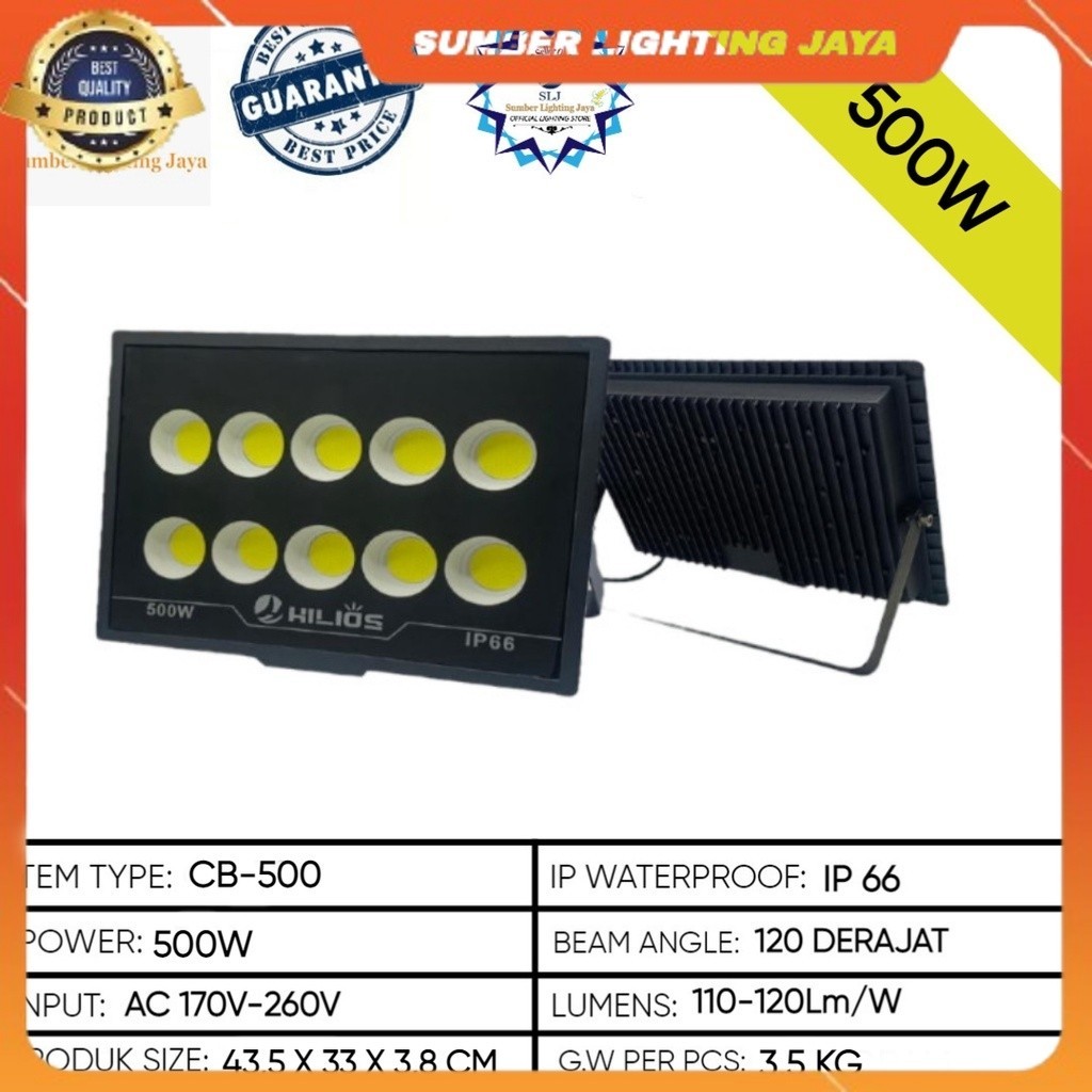 Jual COD & READY STOK LAMPU SOROT LED COB 500W / LAMPU TEMBAK LED 500 WATT / LAMPU OUTDOOR ...