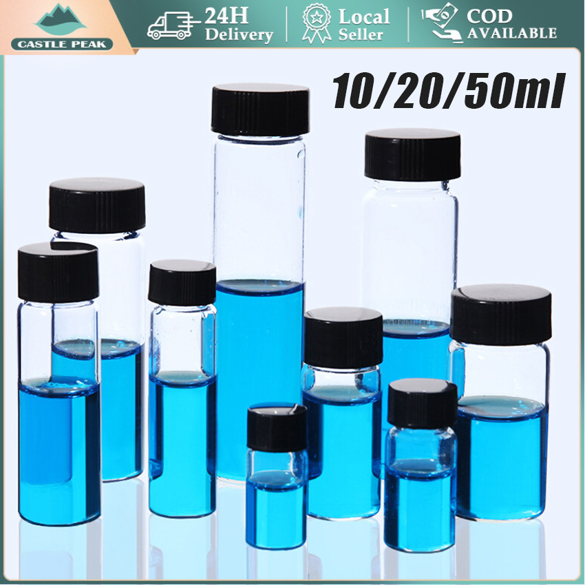 Jual 5Pcs Botol Parfum Vial Tester 10ml 20ml 50ml Kaca Refillable ...