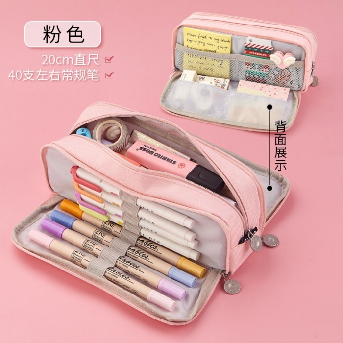 Jual ANGOO Original Pencil Case Corduroi Tempat Pensil Angoo Korean ...