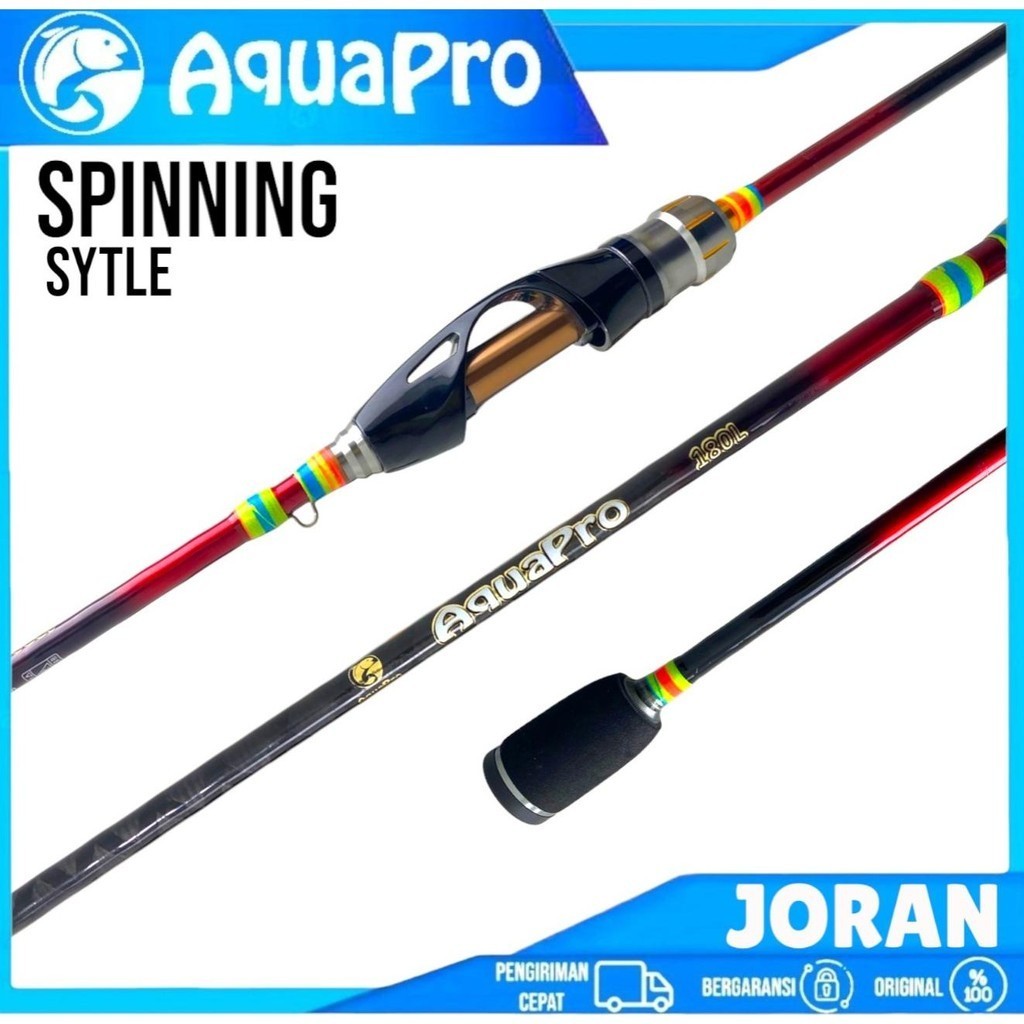Jual Joran Spinning Lure Action Light Tongkat Pancing Red Rainbow Gen 2 ...
