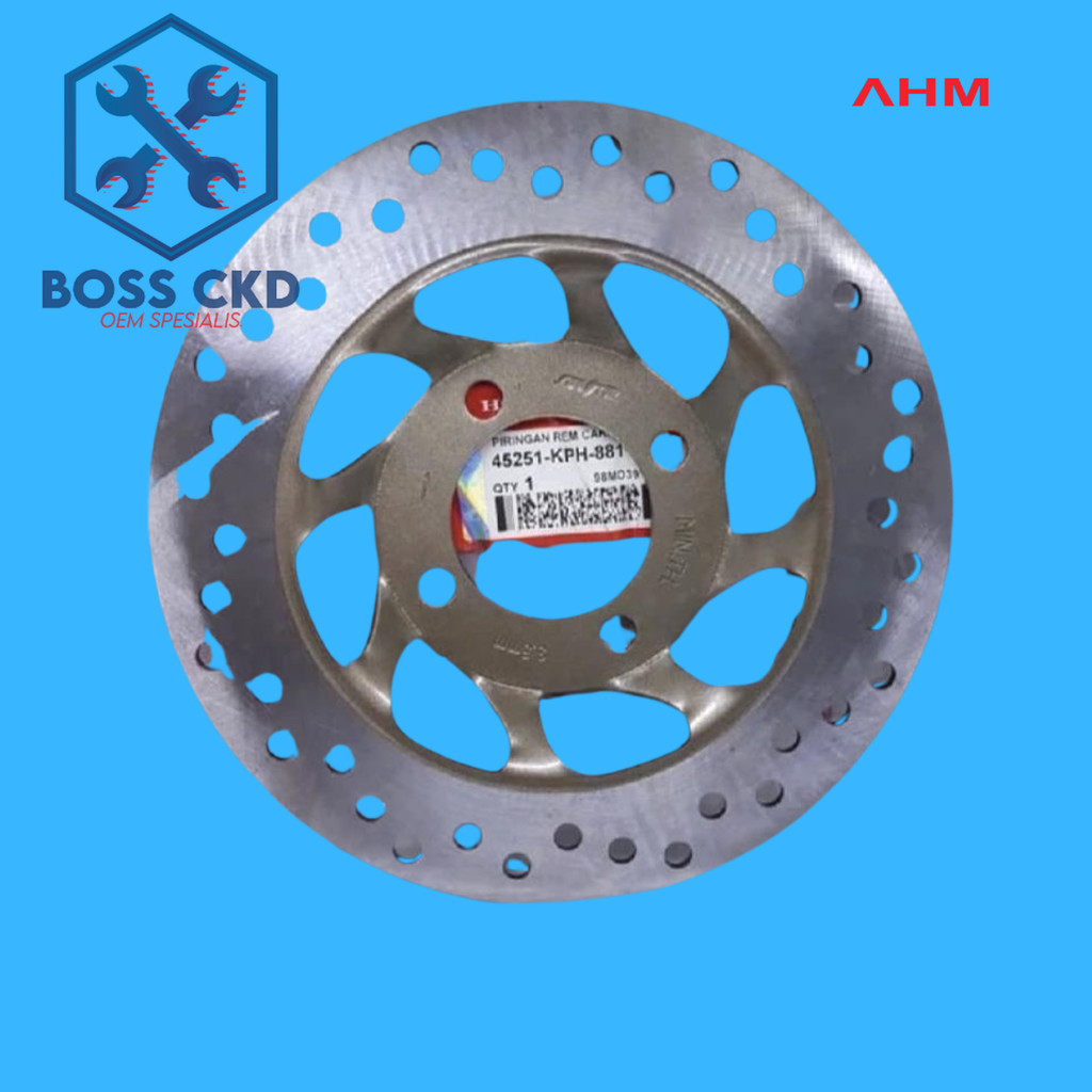 Jual Piringan Rem Cakram Disk Depan Motor Honda KPH Supra X 125 Karisma ...