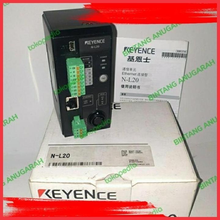 Jual (BINT) KEYENCE N-L20 MODUL UNIT KOMUNIKASI KONEKSI ETHERNET ...