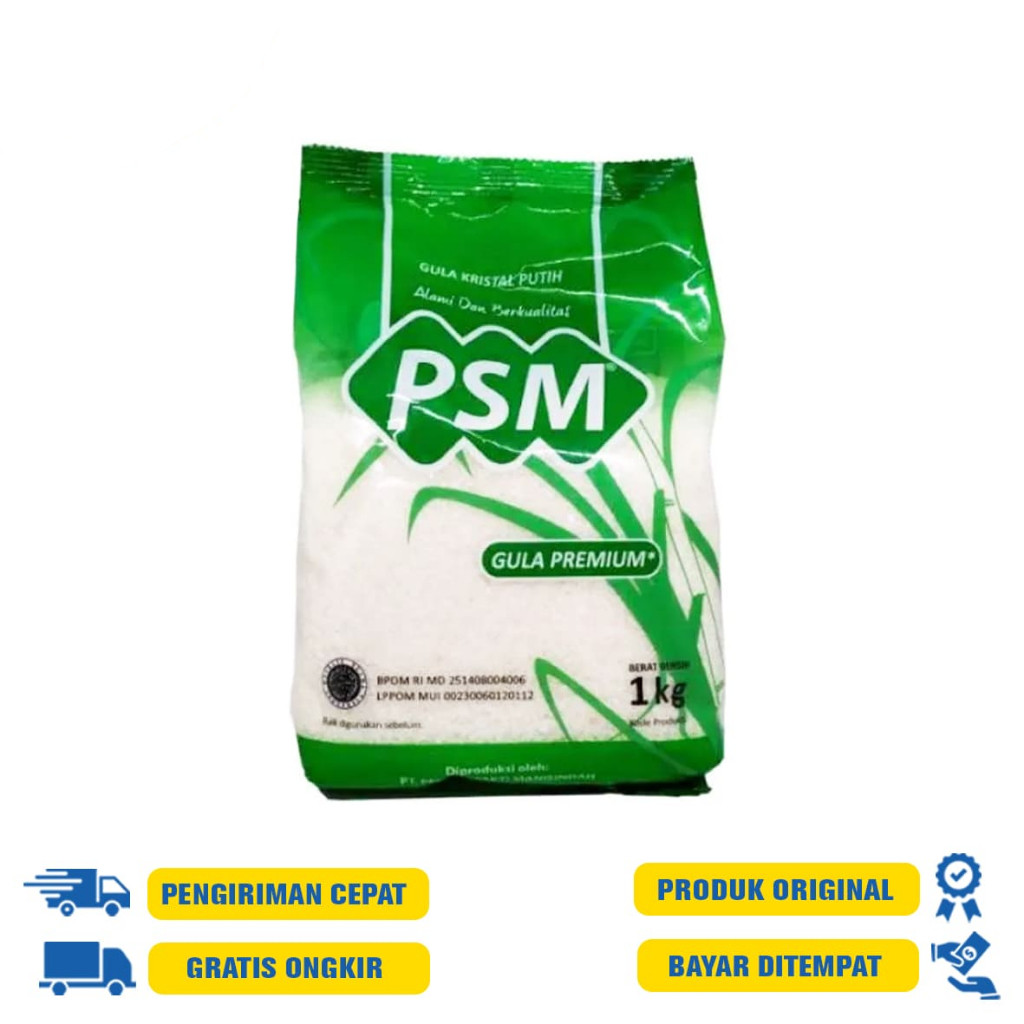 Jual PSM GULA PASIR PREMIUM 1KG | Shopee Indonesia
