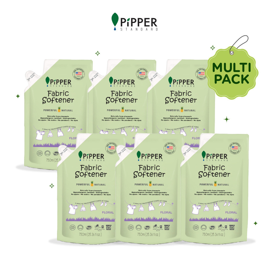 Jual PiPPER Fabric Softener Floral Scent Multi Pack 6x 750 ml Refill ...