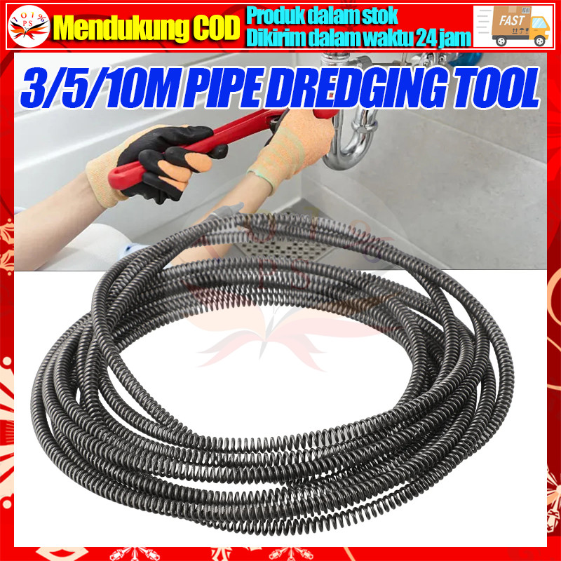 Jual Pipe Cleaner 3M 5M 10M Alat Pembersih Saluran Kawat Pembersih Saluran Pipa Mampet Dengan ...