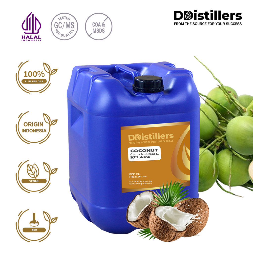 Jual Minyak Coconut / Kelapa RBD Oil Pure 100%, 25L HDPE | Shopee Indonesia