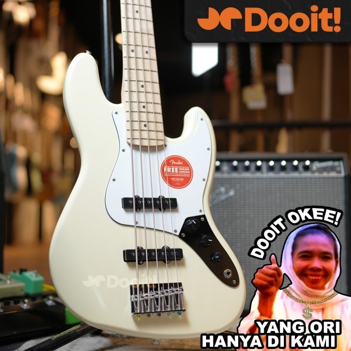 Jual SQUIER Affinity Jazz Bass V Elektrik Bass 5 Senar String - OLYMPIC ...