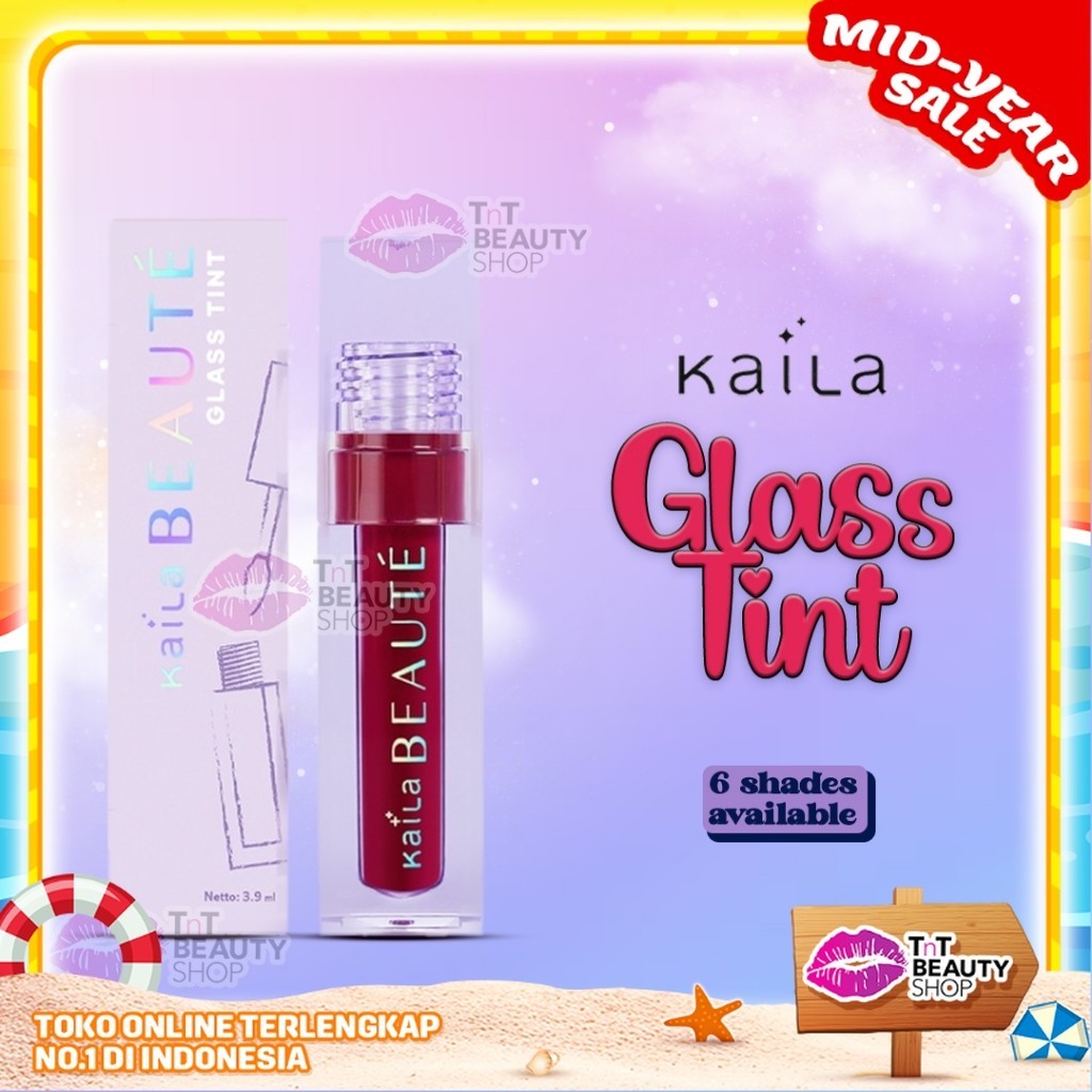 Jual Kaila Beaute Glass Tint | Lip Tint - TnT Beauty Shop | Shopee ...