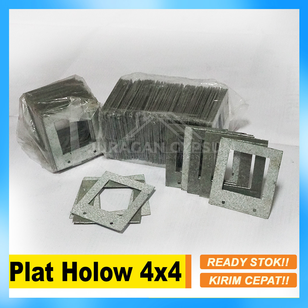 Jual Plat Holow 4x4 / Plat holo 4 x 4 / Ring Hollow | klem plat hollo ...