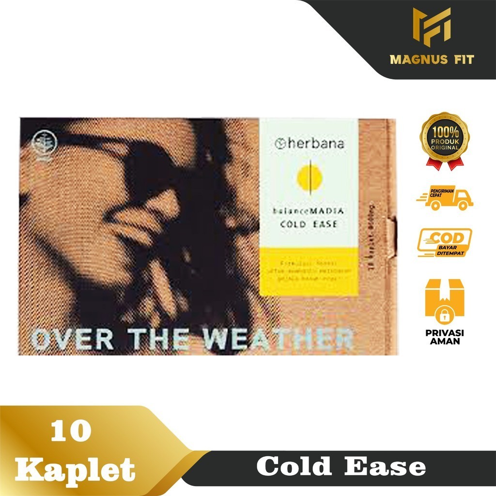 Jual Obat Masuk Angin Herbana Balance Madia Cold Ease 10 Kaplet ...