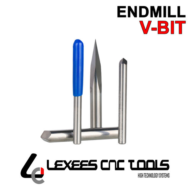 Jual Mata Router V-BIT LEXEES 0.1X45° Engraving Bit Cutter 0.1mm Grafir ...