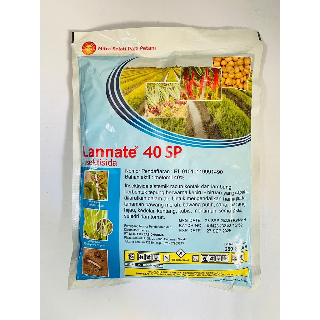 Jual Insektisida Dupont LANNATE 40SP 250gr biru | Shopee Indonesia
