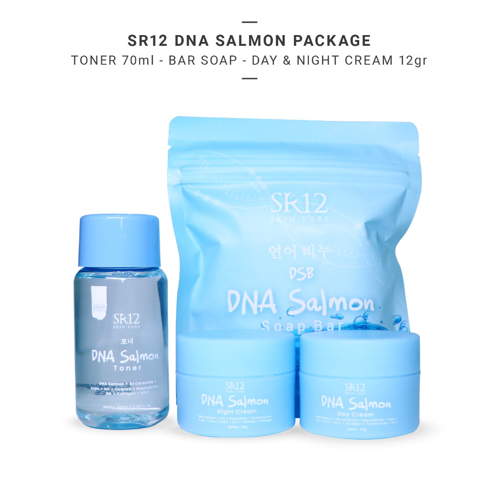 Jual SR12 DNA Salmon Package | Paket Perawatan Wajah Dengan Kandungan DNA Salmon Yang Mempunyai ...