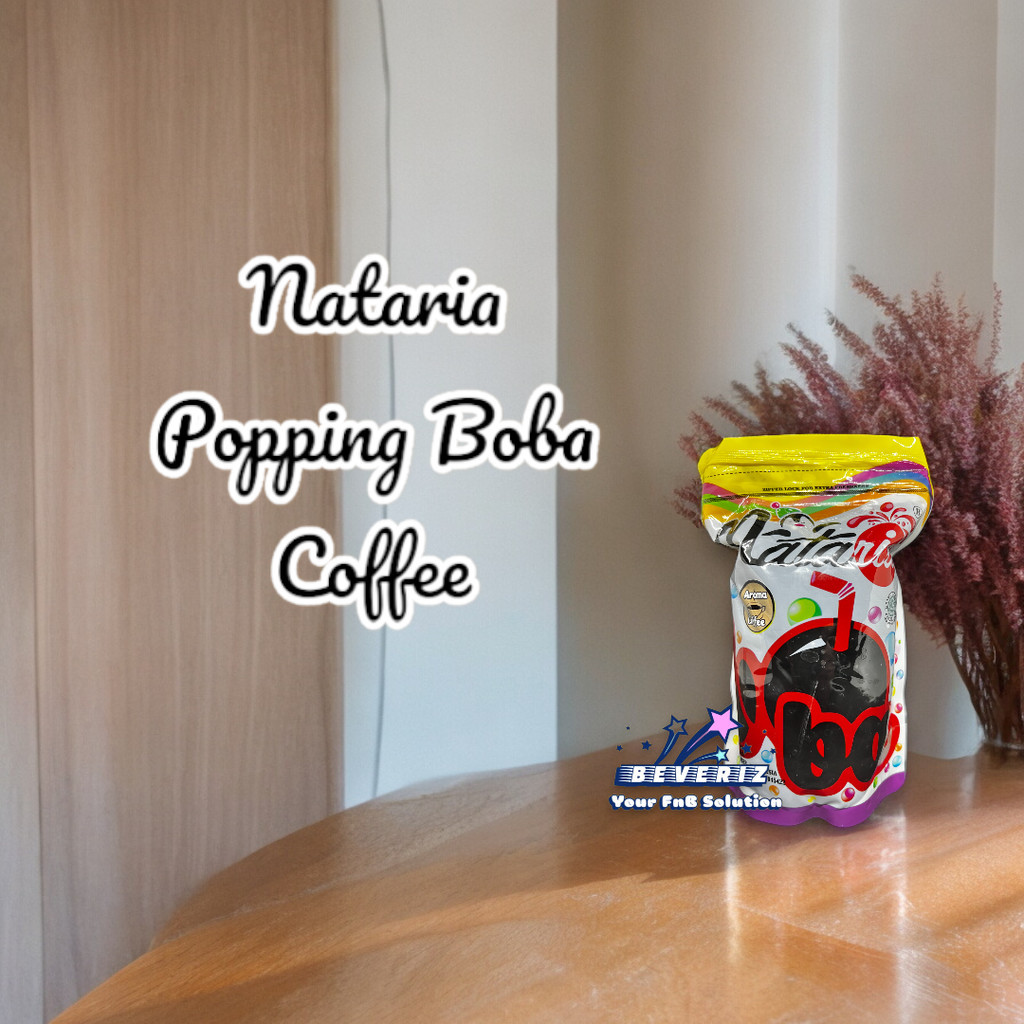 Jual Nataria Popping Boba Coffee 500 Gram | Jelly Mutiara | Topping ...