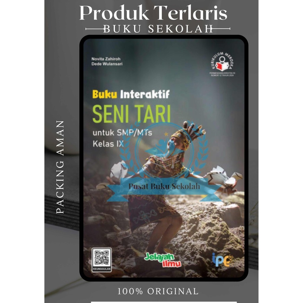Jual Buku Paket Interaktif Seni Tari Kelas 9/IX SMP/MTS Kurikulum Merdeka Intan pariwara Tahun ...
