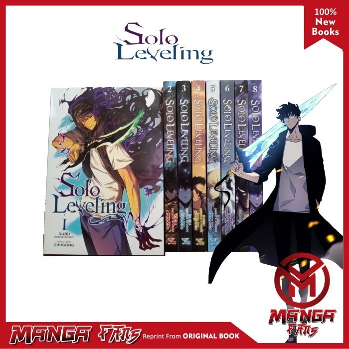 Jual Komik Solo Leveling (8 book series) By Chugong (English ...