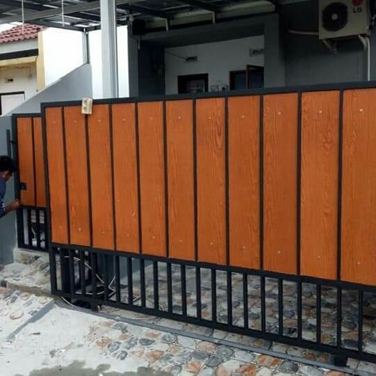 Jual pagar dorong minimalis modern grc | Shopee Indonesia