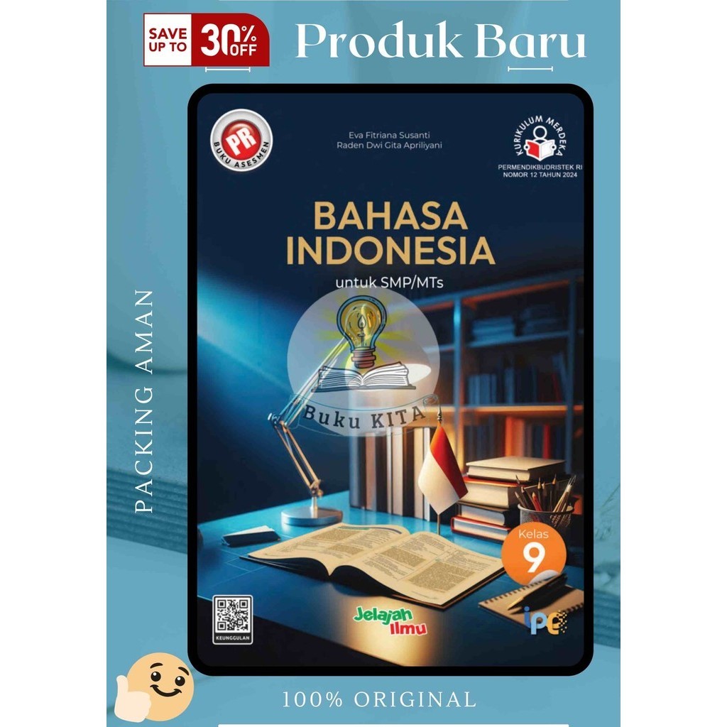 Jual Buku Pr/Lks Kurmer Bahasa Indonesia Kelas 9/IX SMP/MTS Semester 1&2 Kurikulum Merdeka Intan ...