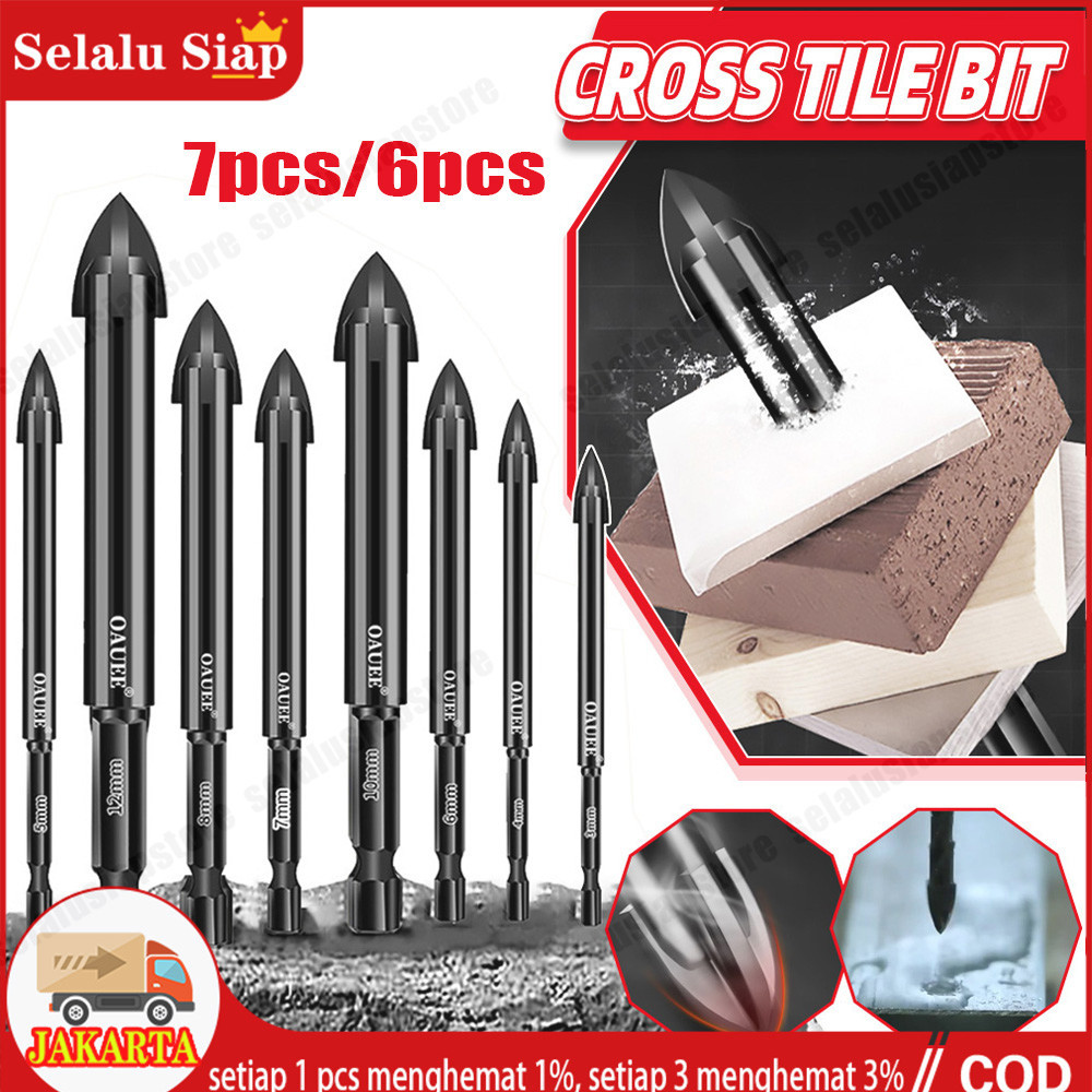 Jual Set Mata Bor Multifungsi Profesional Logam Kaca Ubin Porselen ...