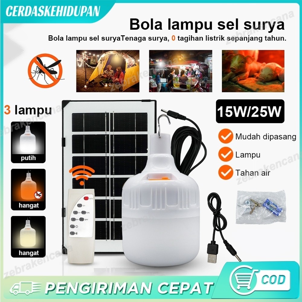 Jual LAMPU LED SOLAR CELL / BOLAM TENAGA SURYA / LAMPU TENAGA MATAHARI ...