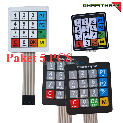Jual 5 Pcs Keypad Pom Mini Custom Standar Best Presset Tombol Kipet ...