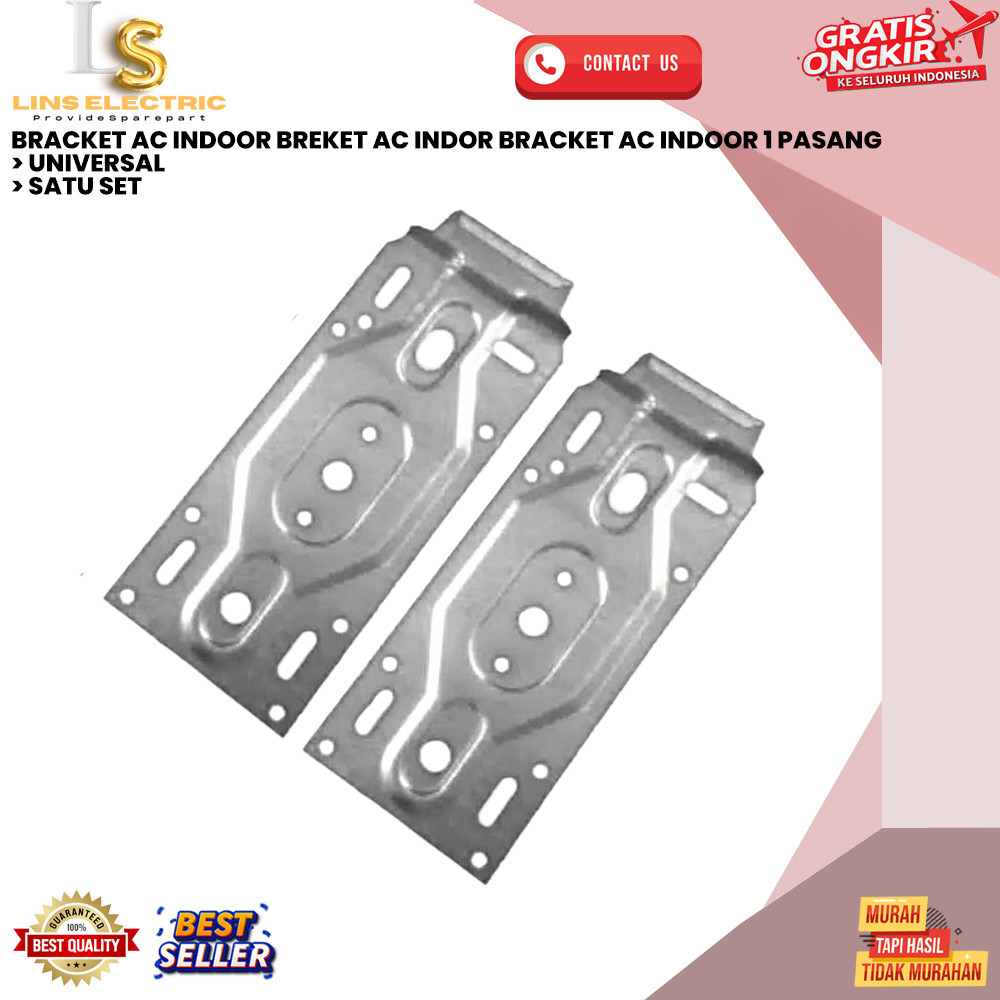 Jual BRACKET AC INDOOR BREKET AC INDOR BRACKET AC INDOOR 1 PASANG LINS ...